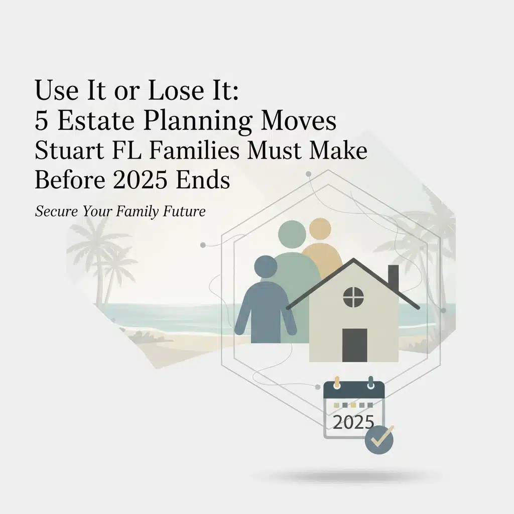 Use It Or Lose It: 5 Estate Planning Moves Stuart FL Families Must Make ...